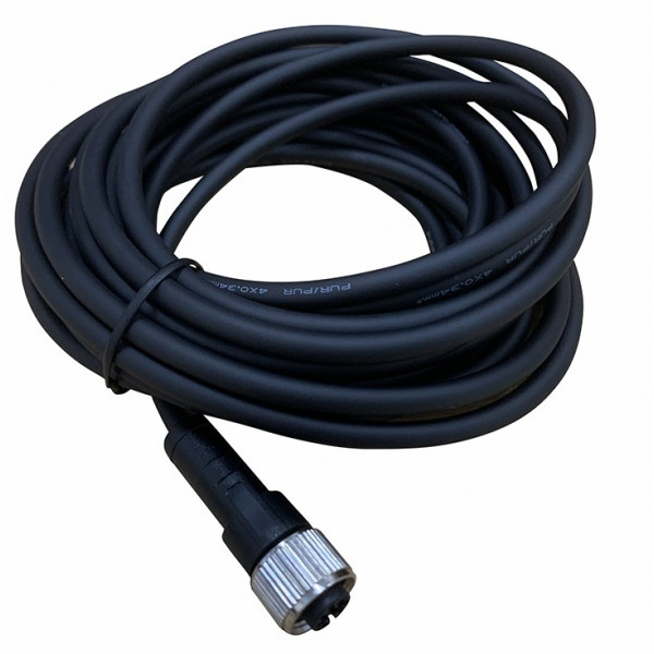 VT Automation 2510 M12 female 5-Pin straight connector cable, PVC ...